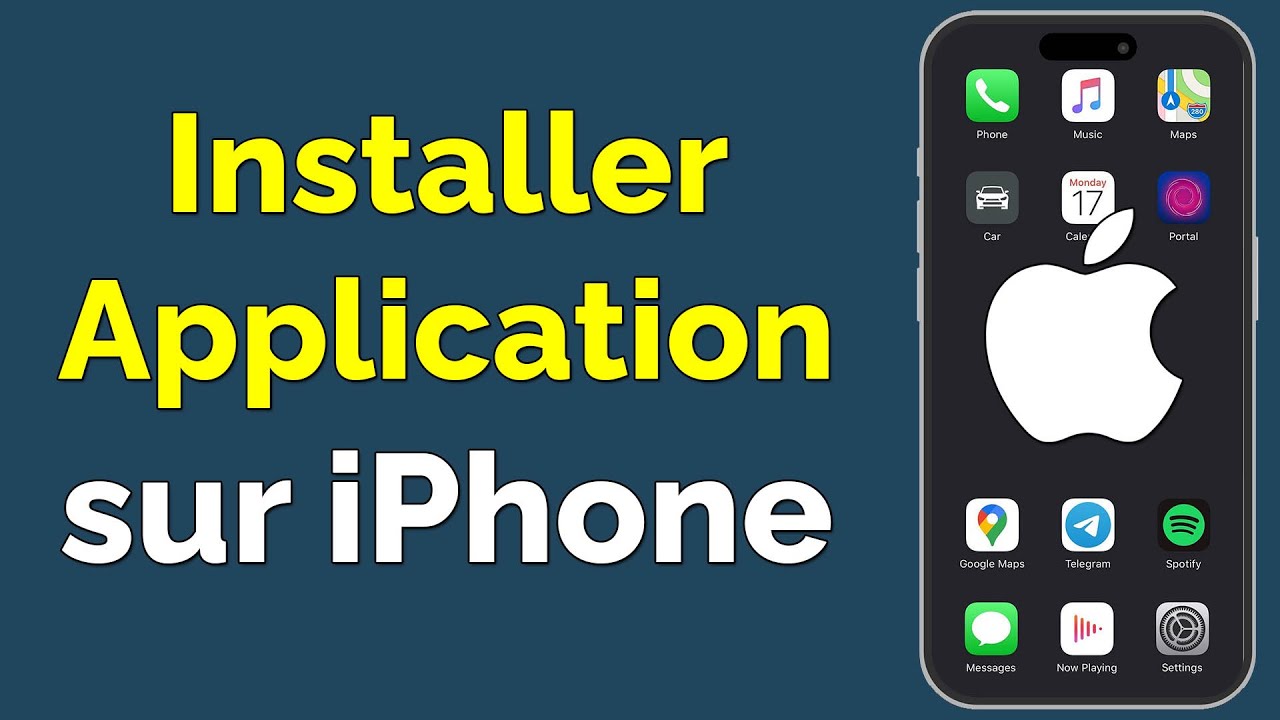 Comment installer des applications sur iPhone - YouTube