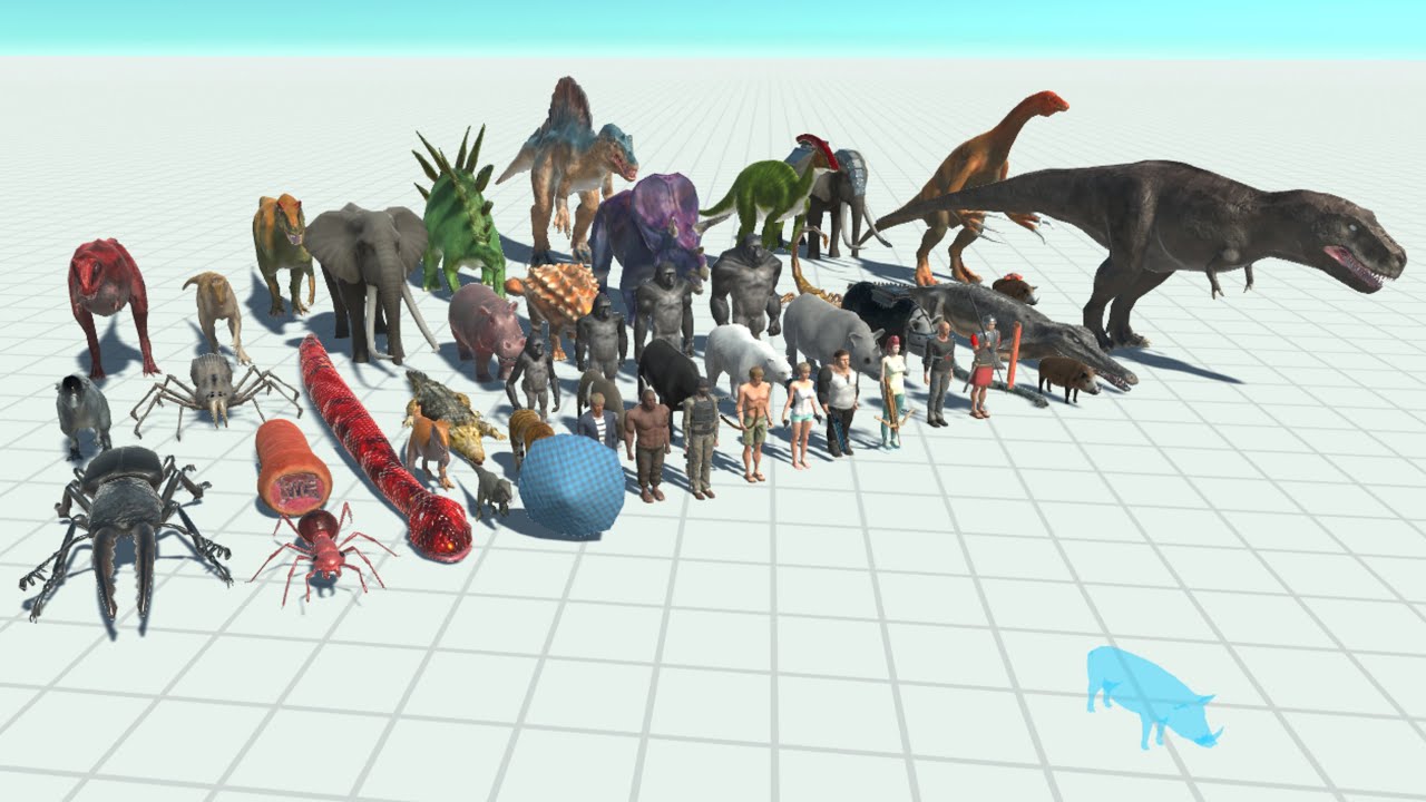 ALL UNITS #3 vs UNITS - Animal Revolt Battle Simulator - YouTube