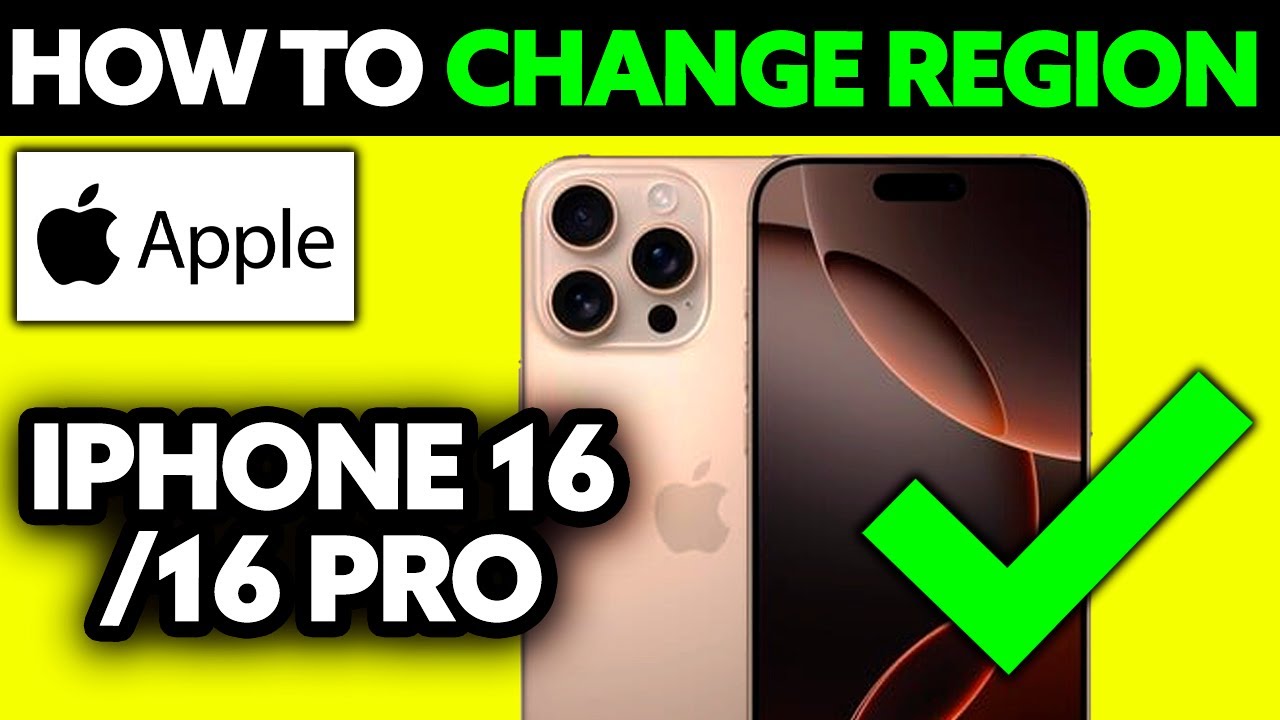 How To Change Region on iPhone 16/16 Pro/16 Pro Max (2025) - Step by ...