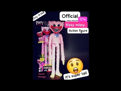 unboxing the official 12" poppy playtime kissy Missy action figure# ...