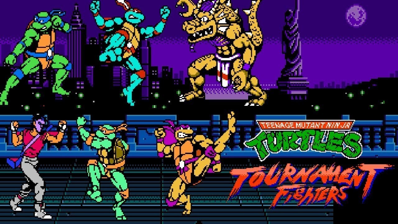 Teenage Mutant Ninja Turtles: Tournament Fighters (NES) | Solo Gameplay - YouTube