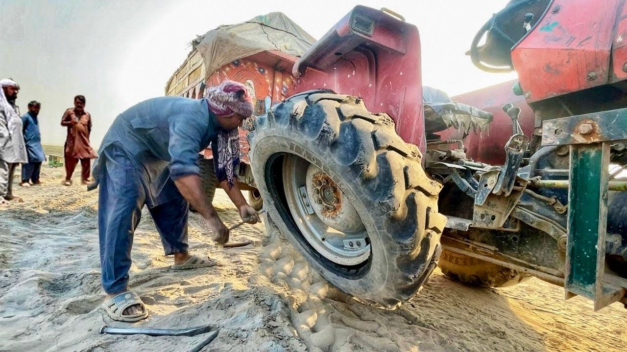 Watch How to Repair Tractor Tire tube and Get Them Back on The Road ...