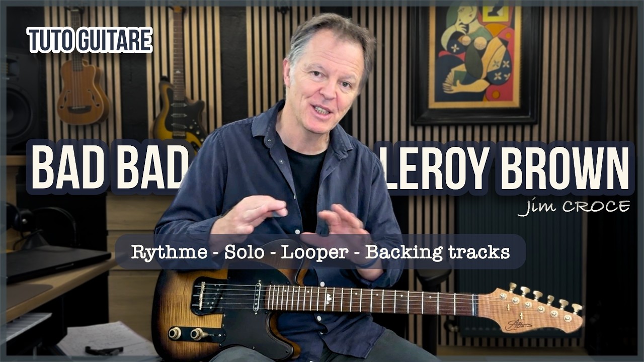 Looper - solo - rythme - Bad bad Leroy Brown - tuto guitar - looper ...