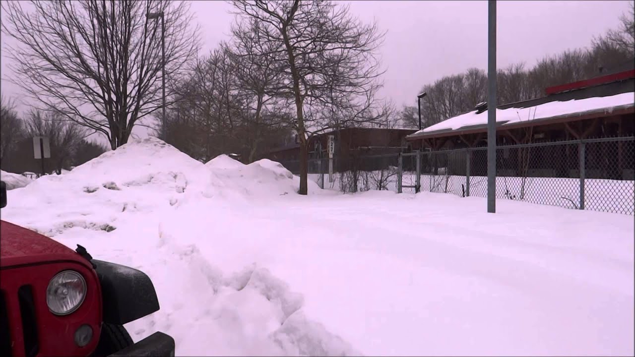 MBTA Snow Train In Bridgewater 3/1/2015 - YouTube