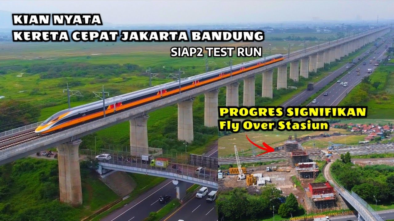 Yes🔥🔥LAUNCHER Pemasang GIRDER Fly Over Berdatangan | Kereta Cepat ...
