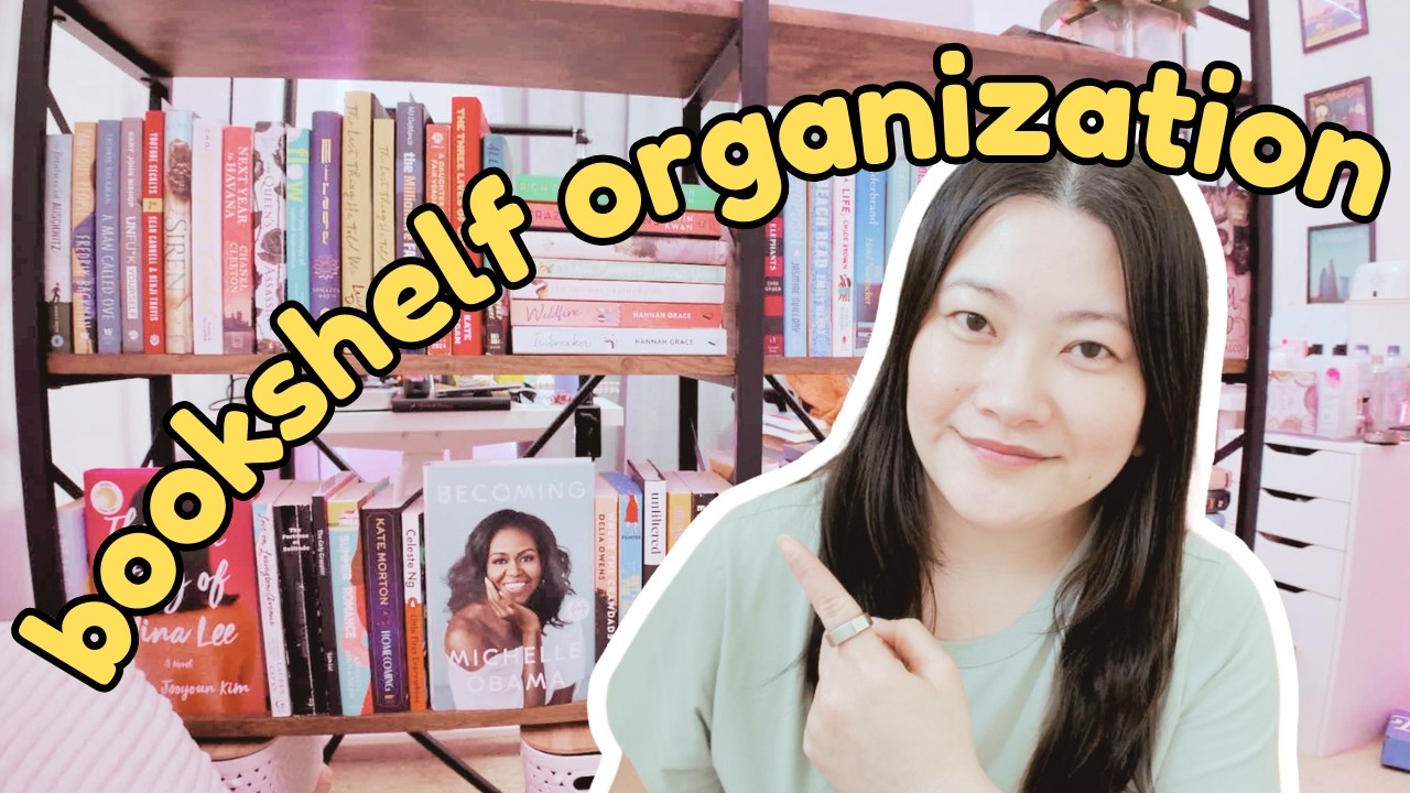 It's time to REORGANIZE My Bookshelf Again! + Bookshelf Tour - YouTube