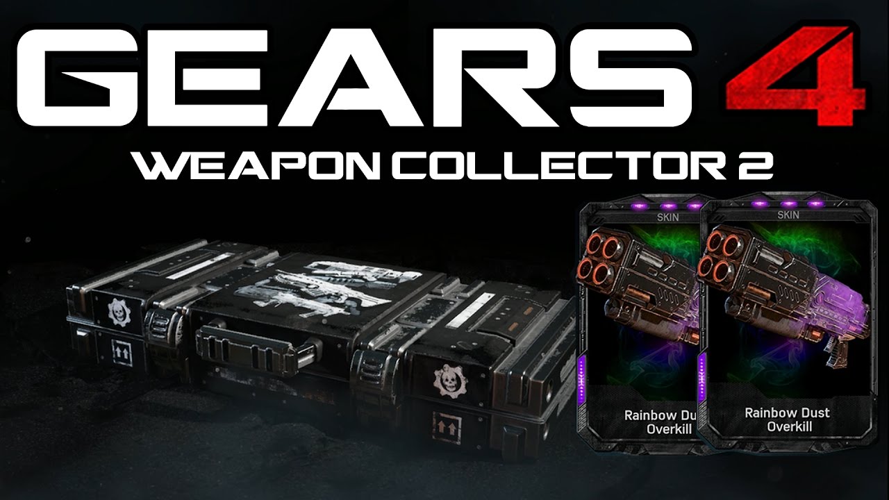 Gears of War 4 - Weapon Collector 2 Pack Opening (13 Packs) - YouTube