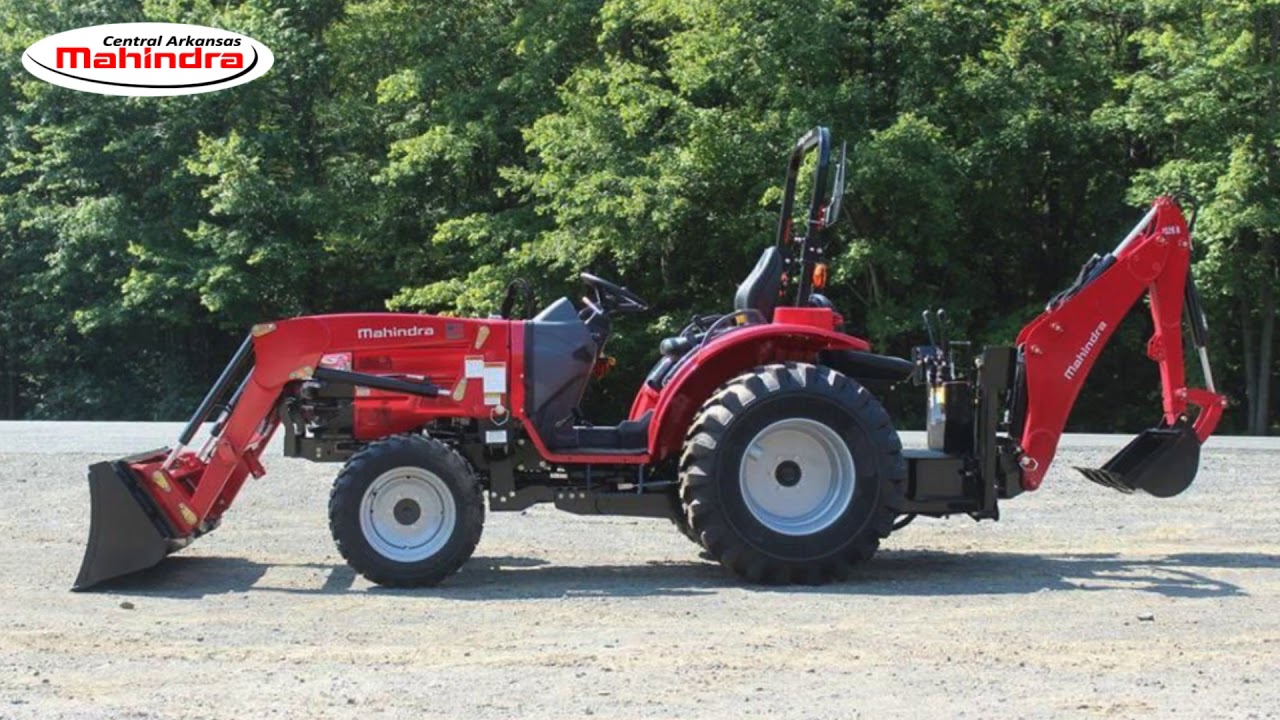 2019 Mahindra 1626 Shuttle W/ Backhoe For Sale In Little Rock, AR - YouTube