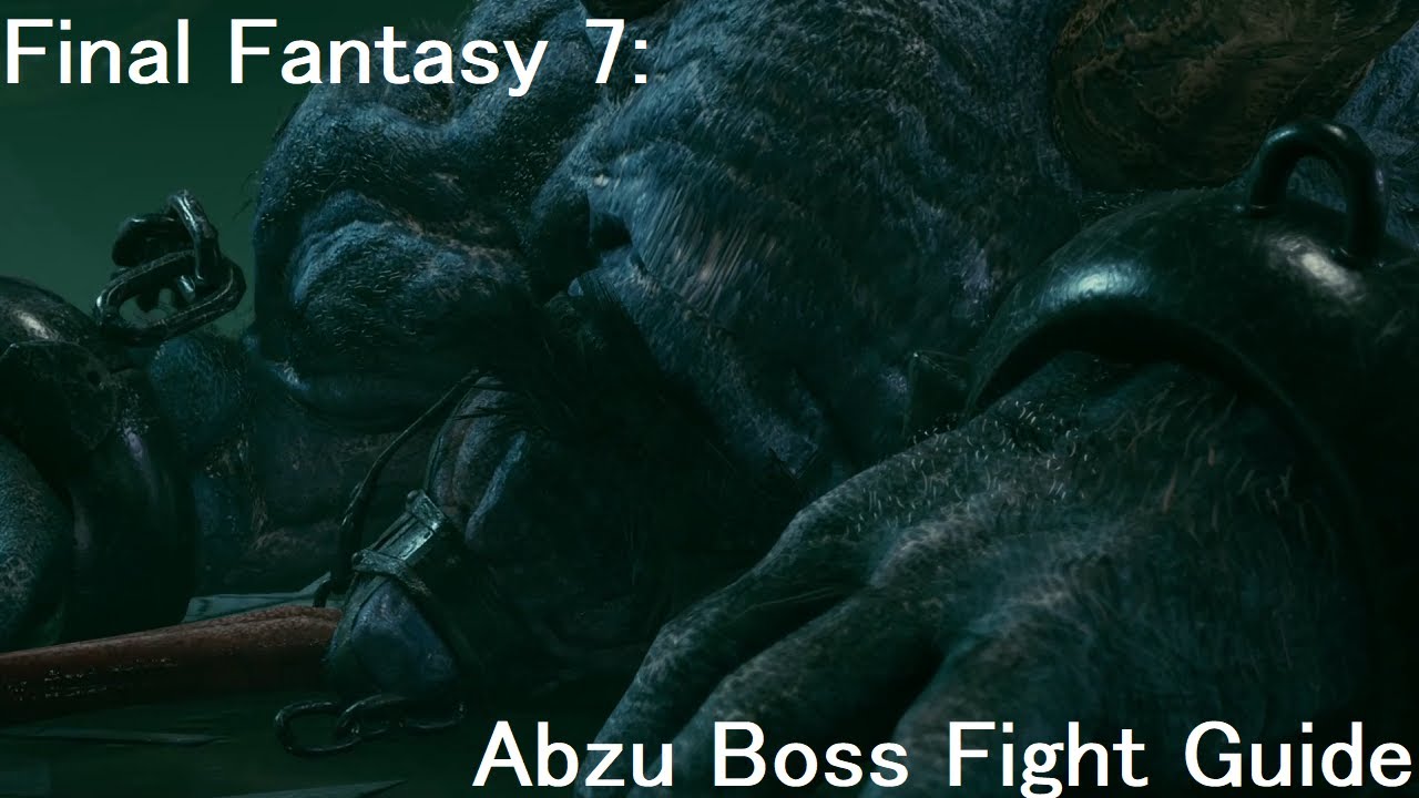 Final Fantasy 7: Abzu Boss Fight Hard Guide - YouTube