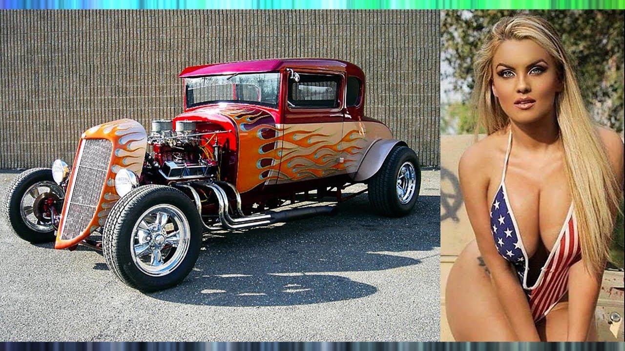 Big Bikini Babes Hot Rods And Muscle Cars Youtube