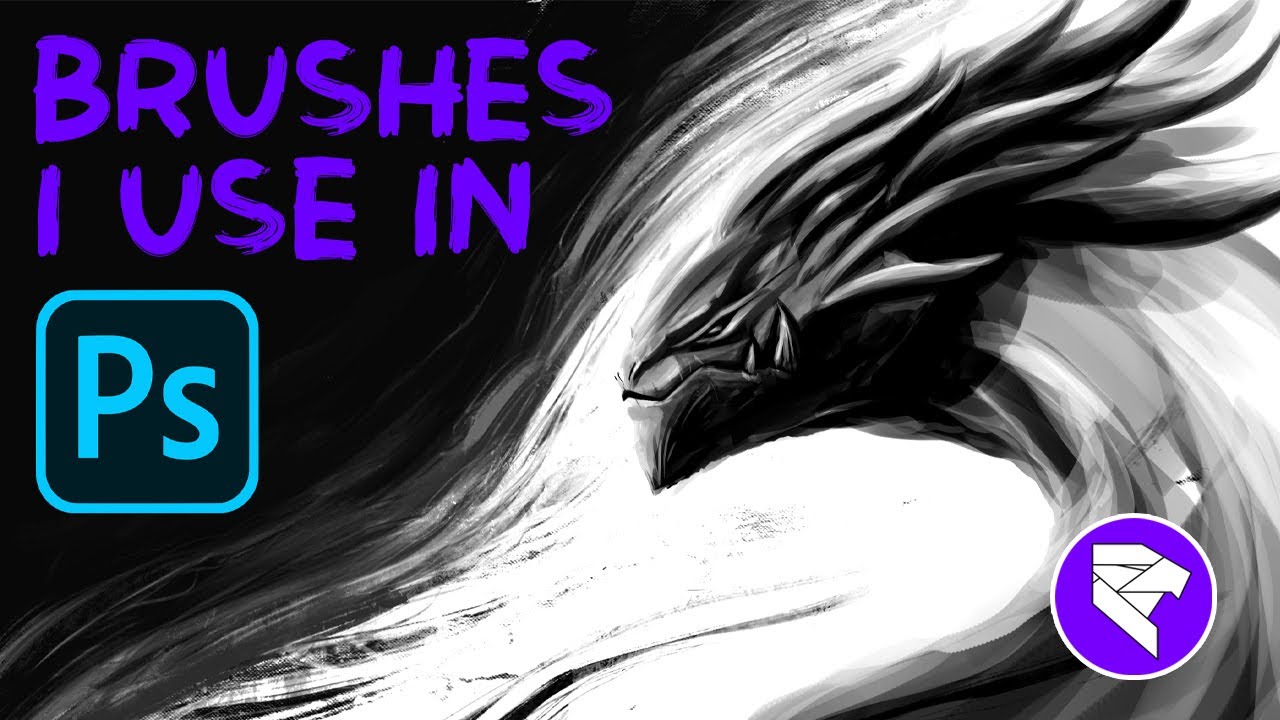 PHOTOSHOP DIGITAL PAINTING BRUSH FREE DOWNLOAD + TUTORIAL - YouTube