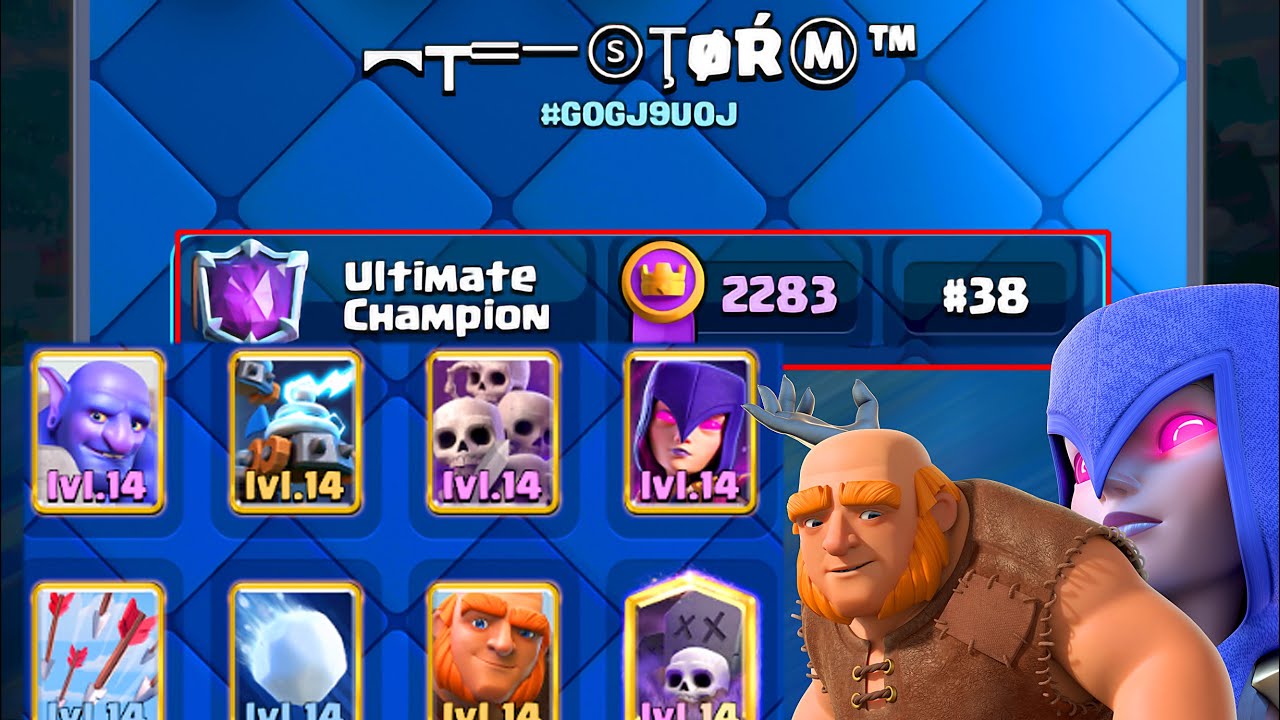 Giant Witch Graveyard best deck in Clash Royale STORM - YouTube