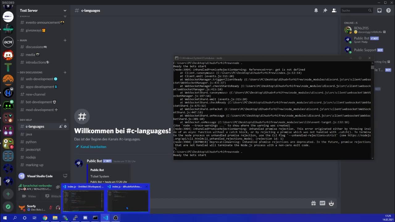 How to code a Ticket System discord.js - YouTube