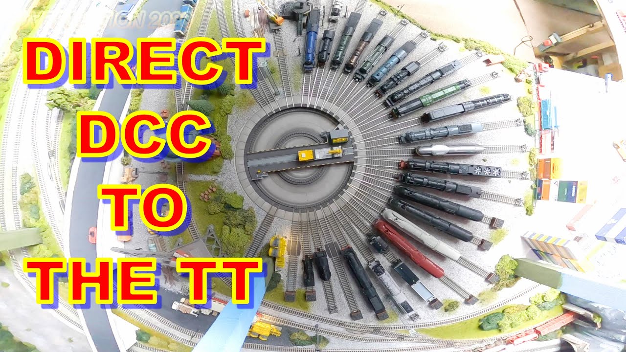 Direct dcc to the Fleischmann turntable - YouTube