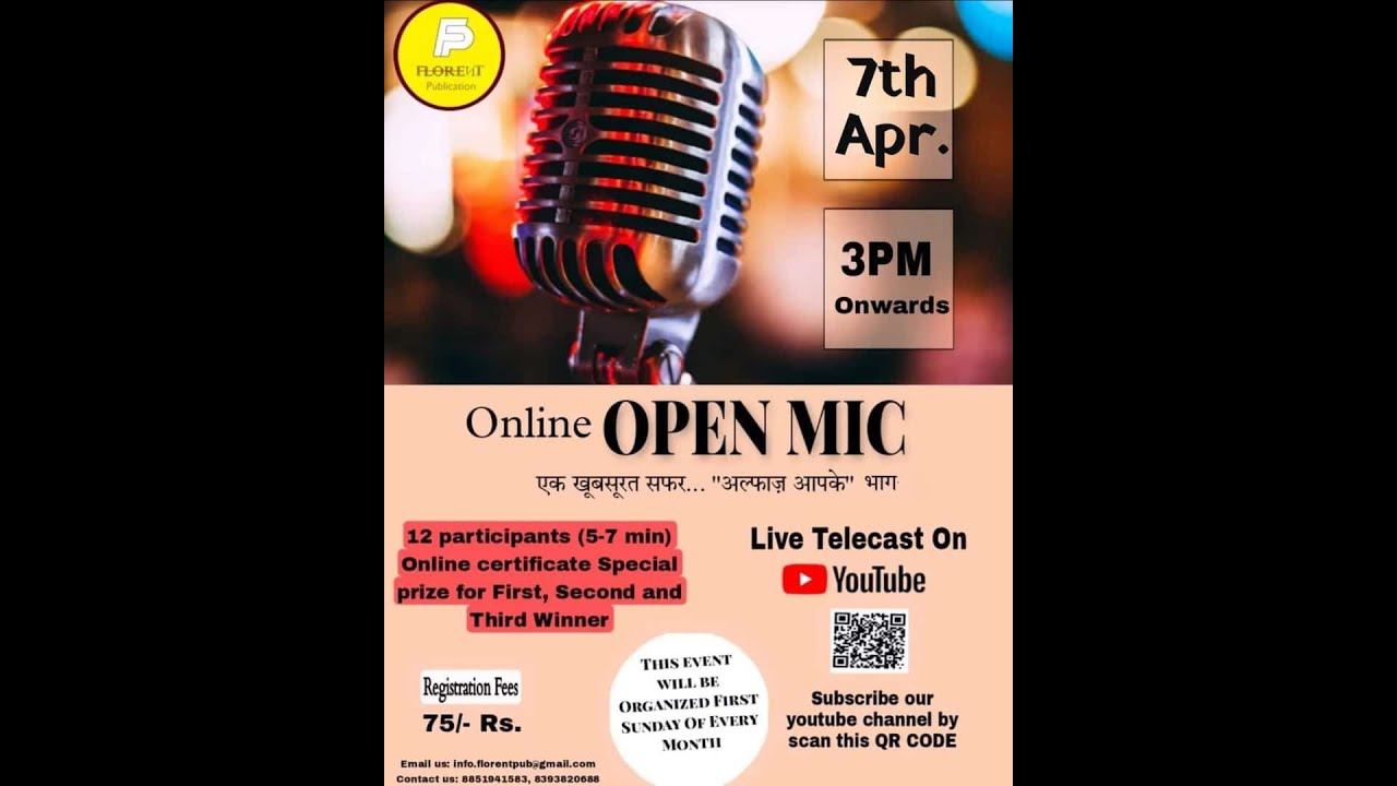 Online Open Mic "अल्फाज़ आपके -11" - YouTube