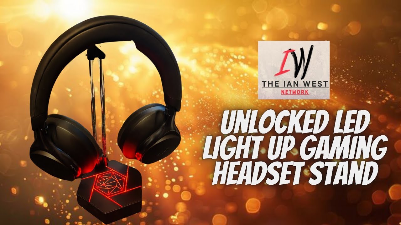 Unlocked LED light up gaming headset stand (5 below) - YouTube