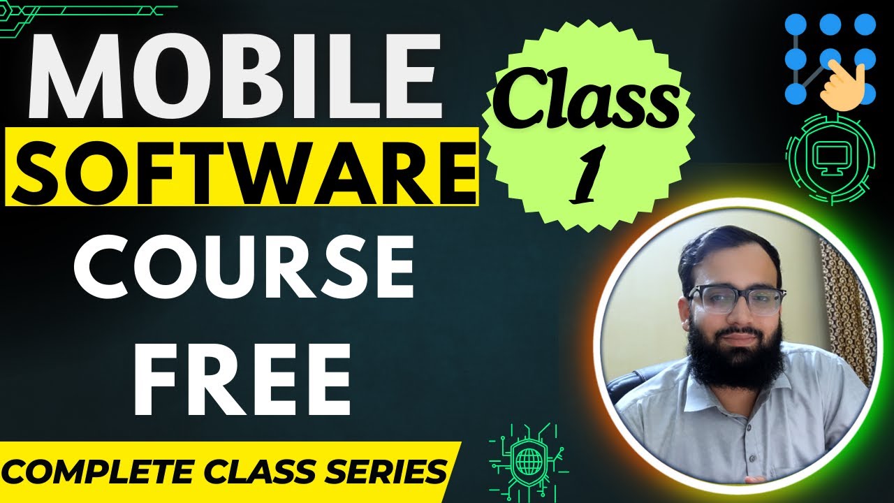 Mobile Software Course | A Complete Class Series - Class = 1 #techsaft ...