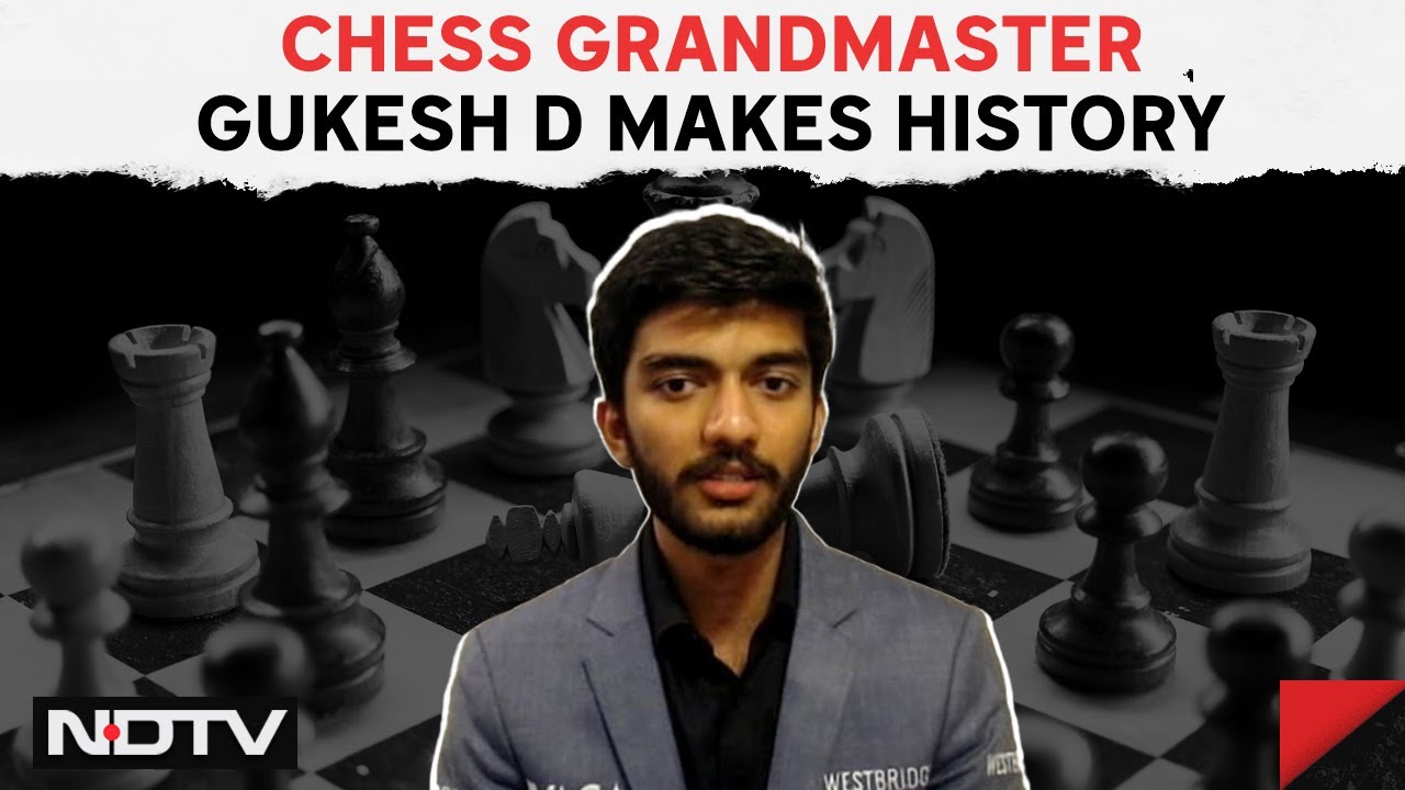 Gukesh D | Chess Grandmaster Gukesh D Makes History | NDTV Exclusive ...