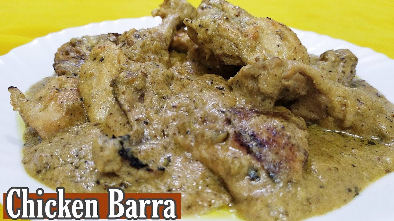 Chicken Barra with gravy/Restaurant style Perfect method Of Barra kabab ...