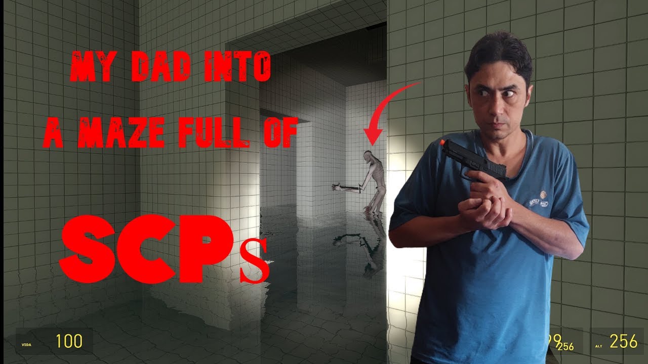 My Dad Into a Maze Full OF SCPs 096 !!!!(garry's mod) - YouTube