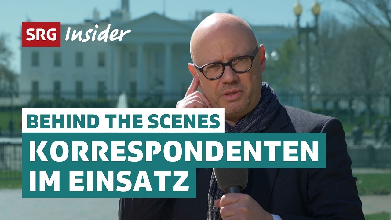 SRF-Auslandskorrespondenten im Einsatz | SRG Insider - YouTube