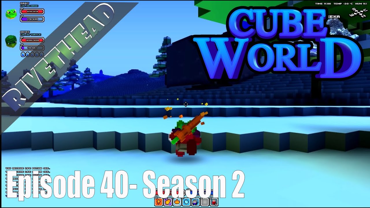 Cube World -Season 2 - E40 "Ribbit plays in the Catacombs" - YouTube