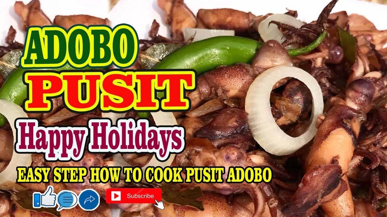 Adobo Pusit Special | Seafood Recipe - YouTube