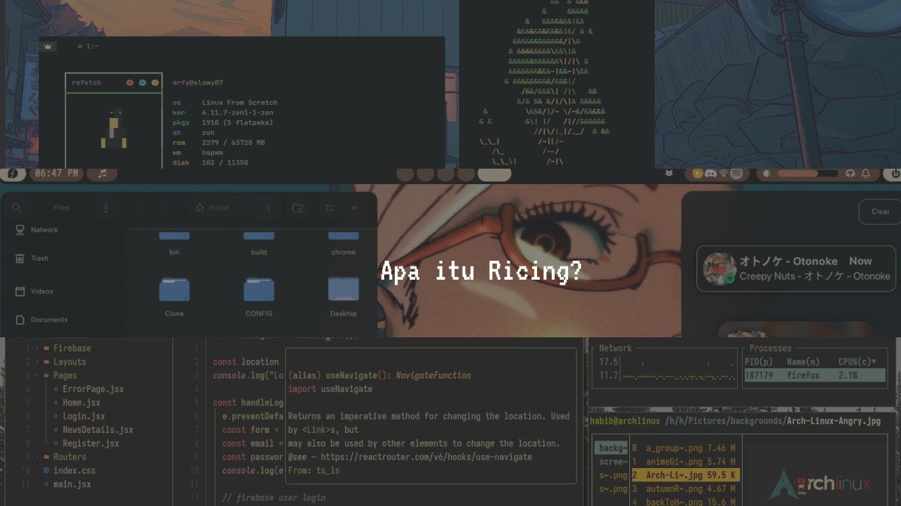 [Linux] Apa Itu Ricing? - YouTube
