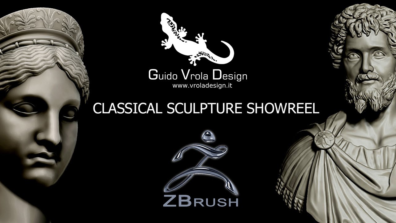 Zbrush Classical Sculpture Showreel - YouTube