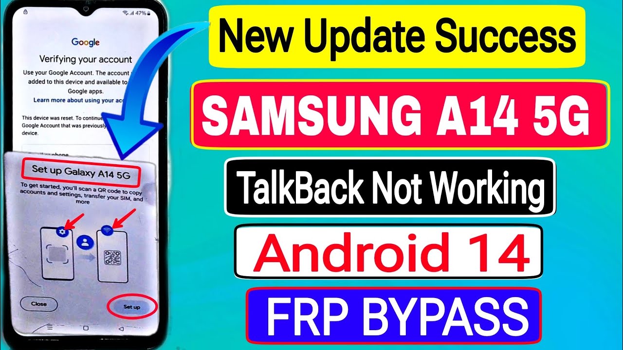 Live Samsung Frp Bypass 2025:- Samsung A14 5G / A14 FRP Bypass Android ...