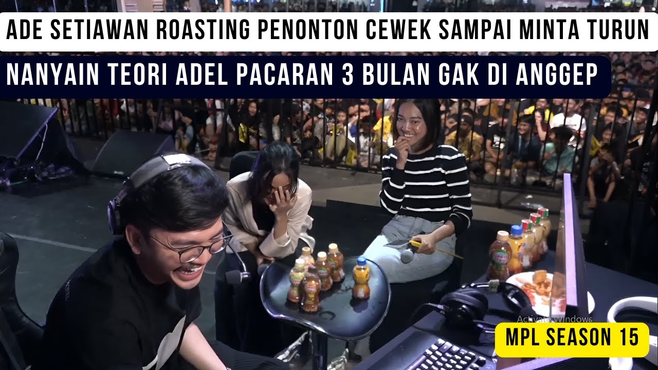 Ade Setiawan rosting penonton cewek sampai pengen udahan ! Nanyain ...