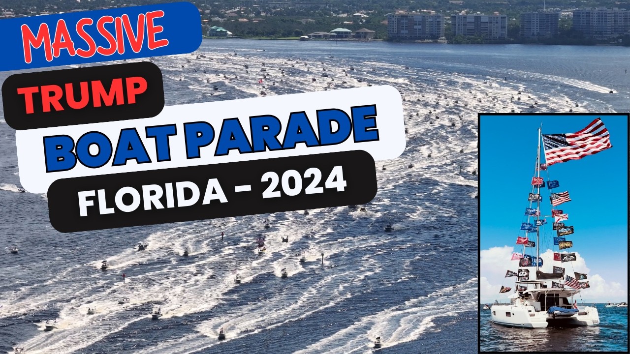 Trump Boat Parade 2024- Fort Myers, Cape Coral, Sanibel Island, Florida ...