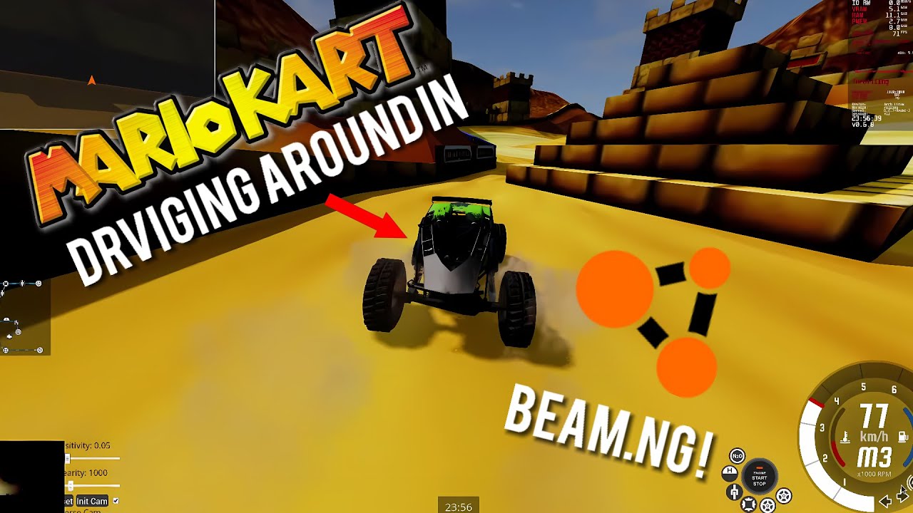 Mario Kart maps in Beam.NG!? | Download link! - YouTube