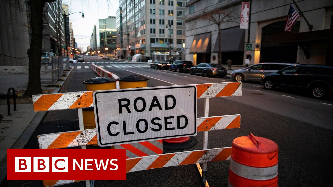 President Donald Trump enters his final full day in office - BBC News ...
