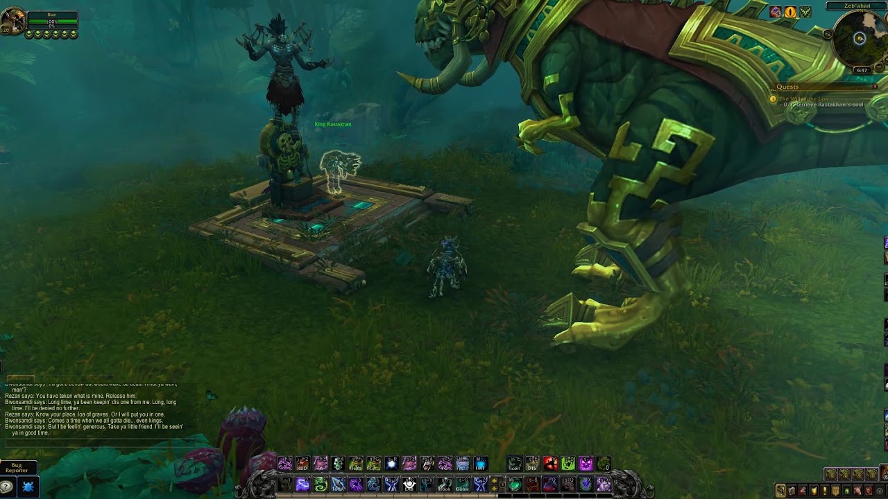 WoW quest - The Will of the Loa - YouTube