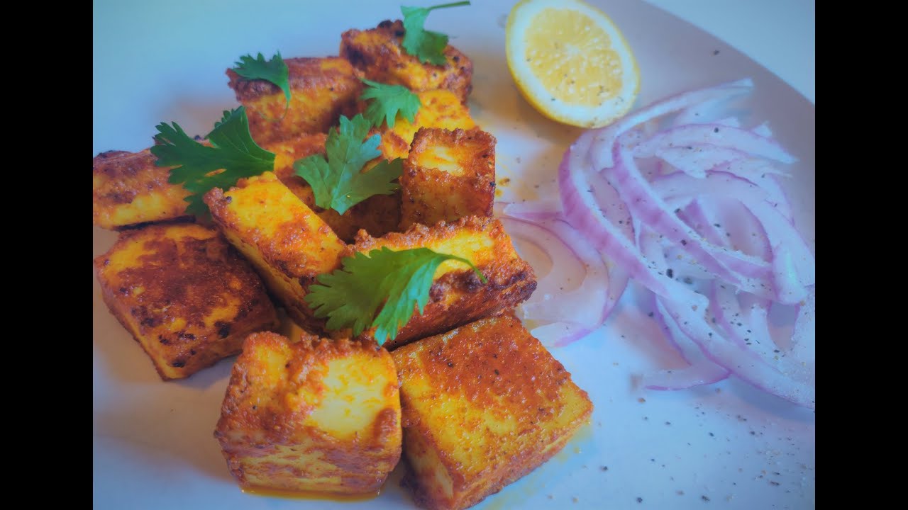 Pan-Fried Paneer | 5 minutes quick & healthy snack or appetizer - YouTube