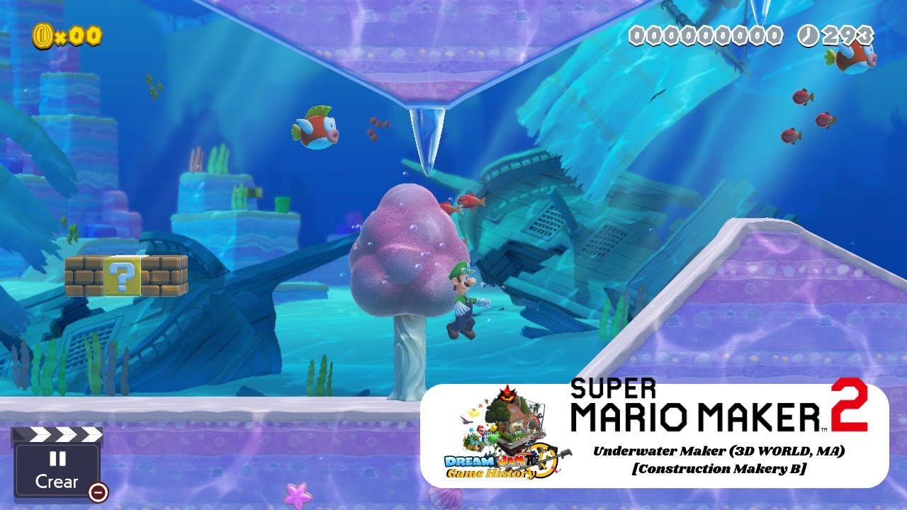 Underwater Maker (3D World, MA) [Construction Makery B] - Super Mario ...