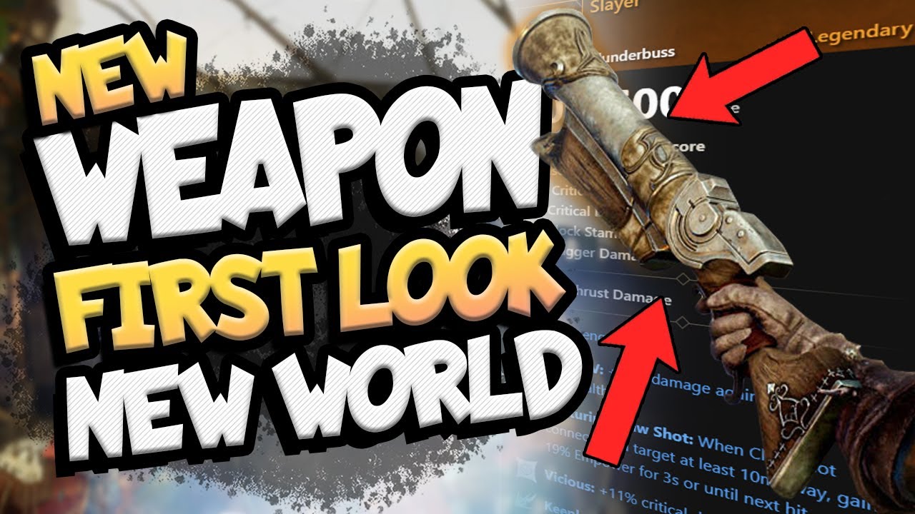 New World BLUNDERBUSS! All Abilities + How to Craft One! - YouTube