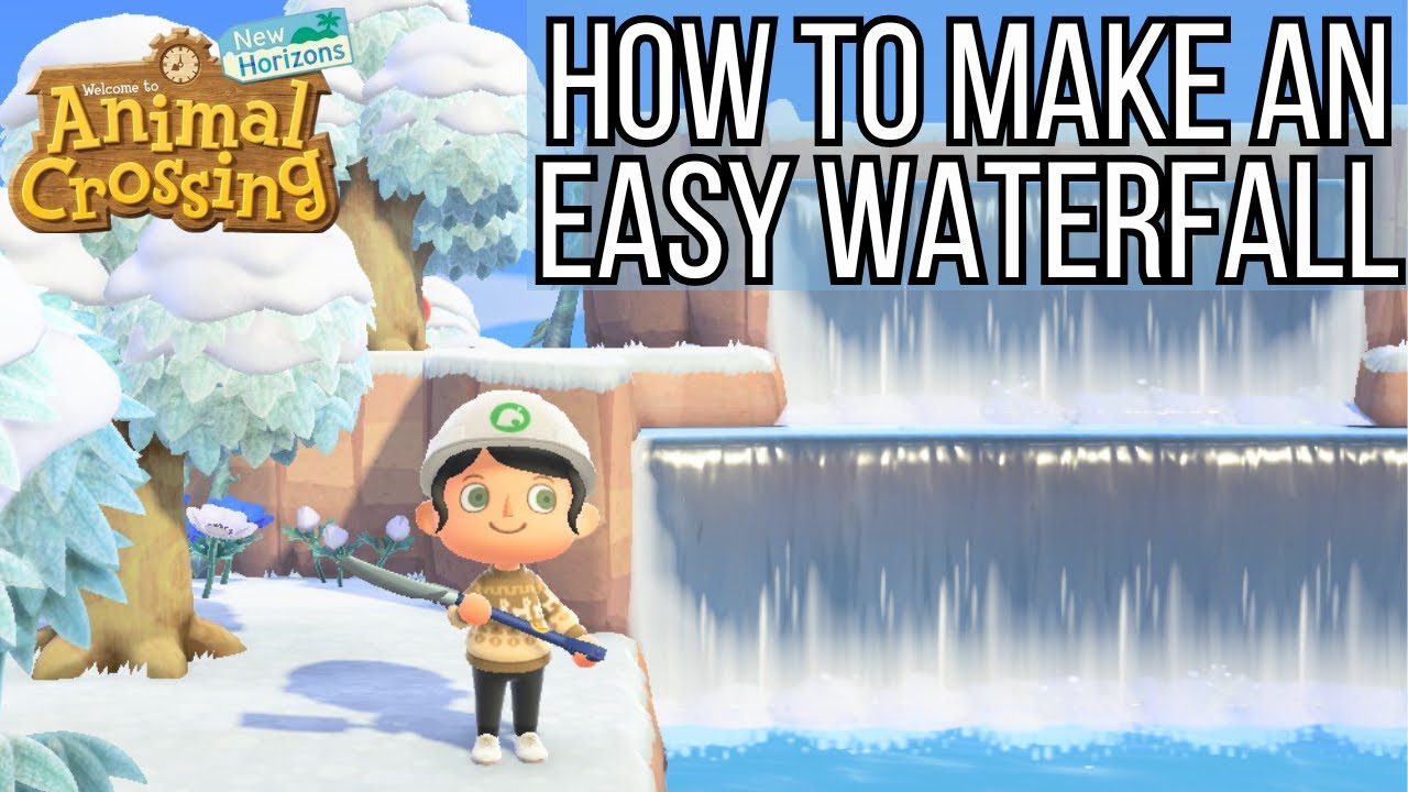 Quick & Easy Tutorial on How to Make a Waterfall in Animal Crossing ...