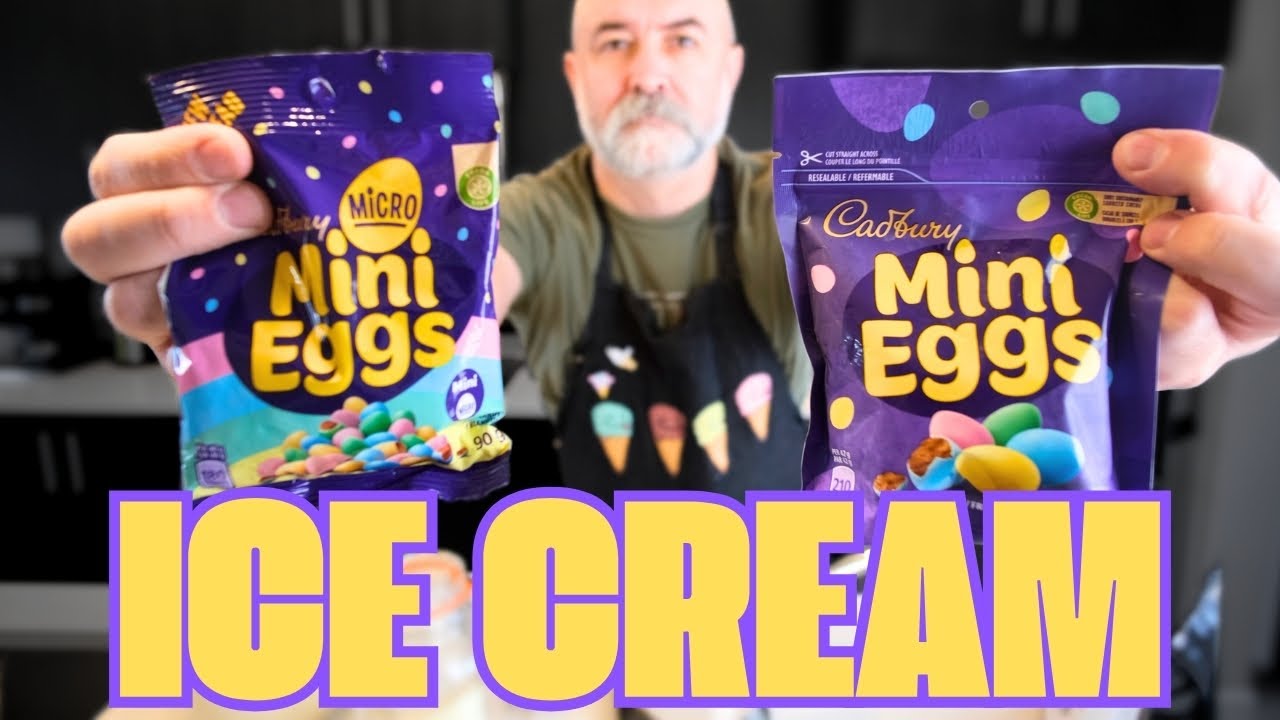 This Malted Mini Egg ice cream is DELICIOUS - YouTube