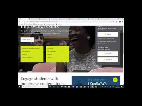 Instruction to register on Mathxl - YouTube