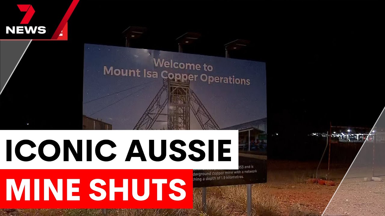 Historic copper mine closure impacts Mount Isa | 7NEWS - YouTube