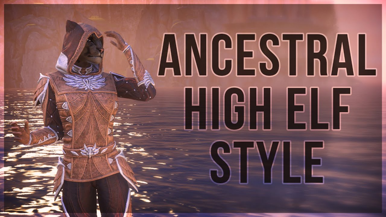ESO Ancestral High Elf Style - Antiquities System Reward - YouTube