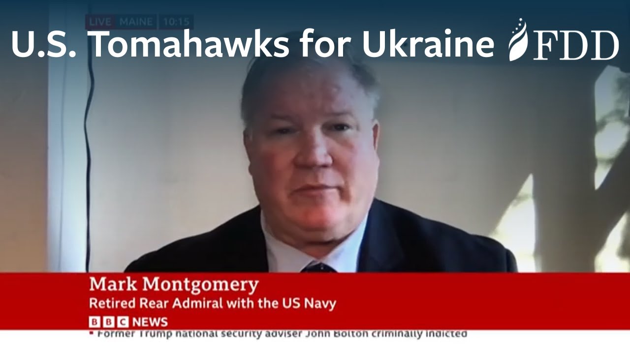 RADM (Ret.) Mark Montgomery on U.S. Tomahawks for Ukraine — BBC News ...