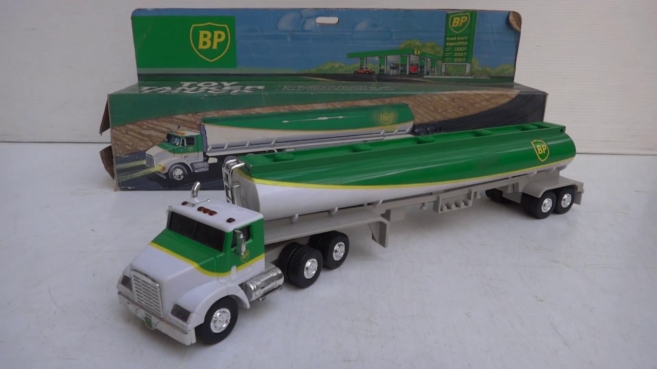 BP TOY TANKER TRUCK - CAMINHÃO TANQUE DE BRINQUEDO COM BUZINA, ALERTA ...
