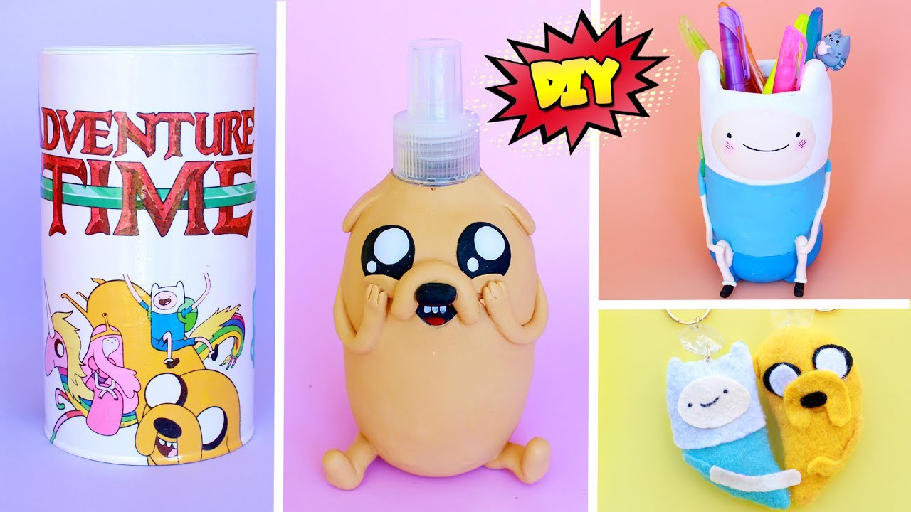 DIY GEEK 💖 Hora de Aventura - Adventure time 7 ideias ft Eduardo Wizard ...
