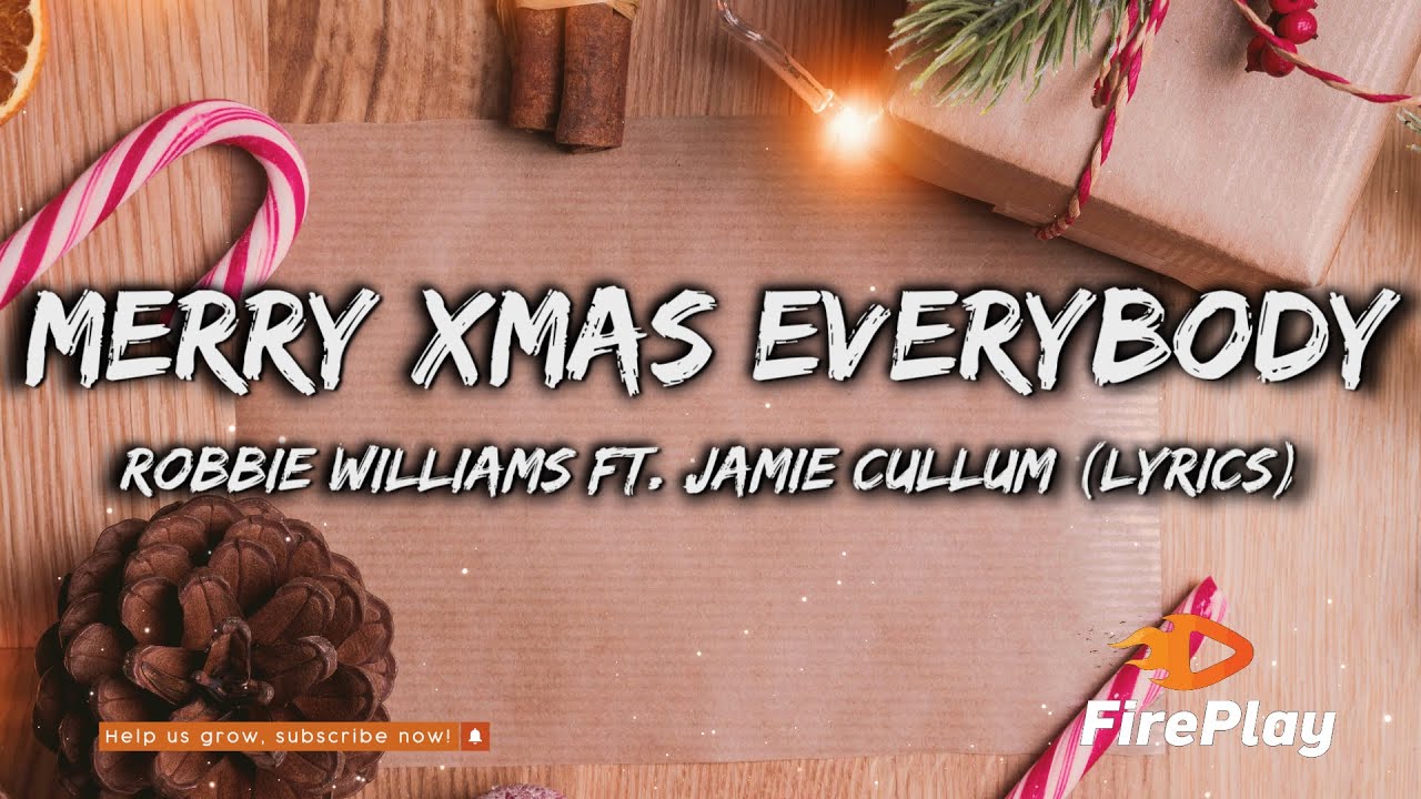 Robbie Williams - Merry Xmas Everybody ft. Jamie Cullum (Lyrics) - YouTube