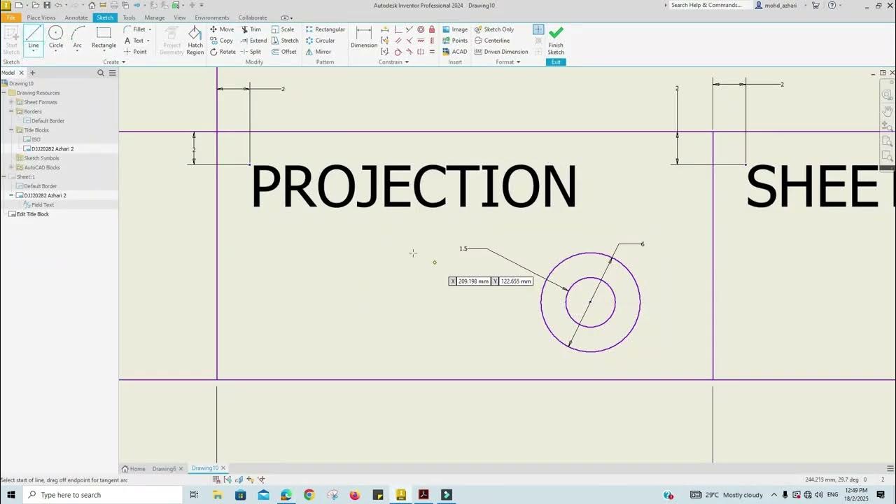 AUTODESK INVENTOR - DRAFTING DESIGN - Create a Drawing Template - YouTube