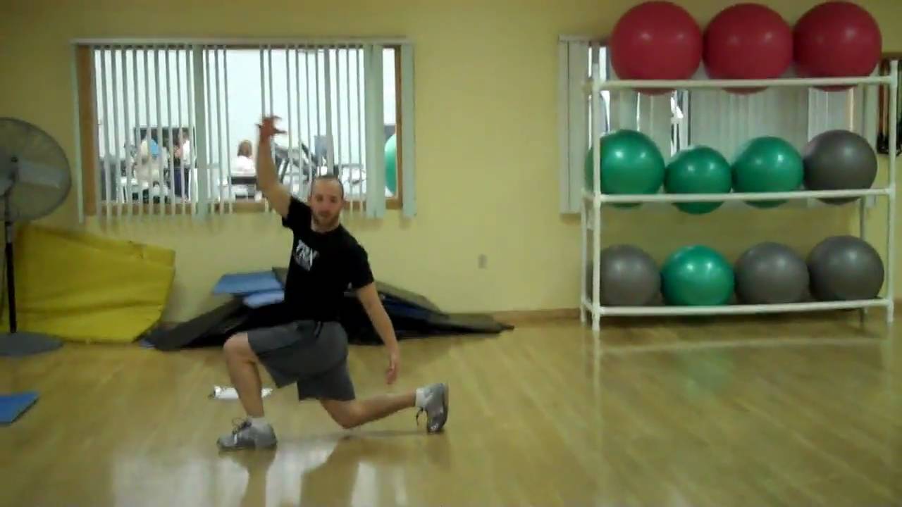 Reverse Lunge w/ Twist - YouTube