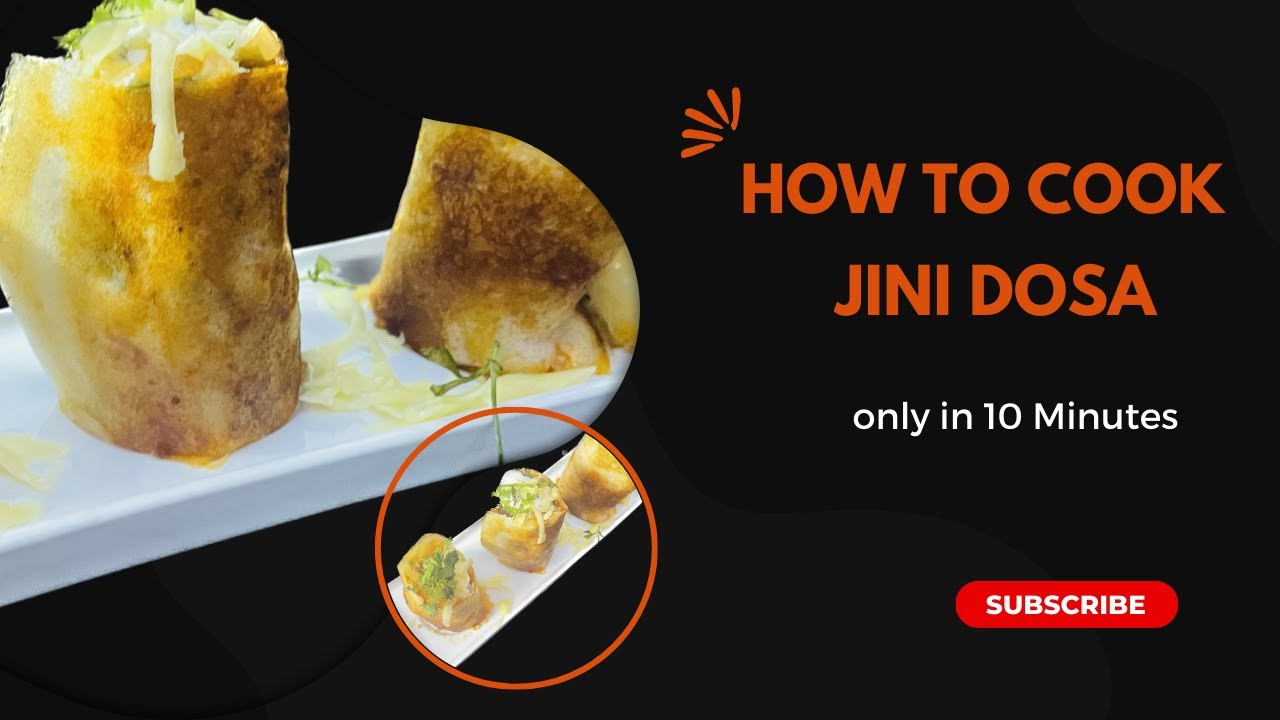 Jini Dosa Recipe In Tamil l ஜினி தோசை செய்முறை l Street Style Dosa l ...